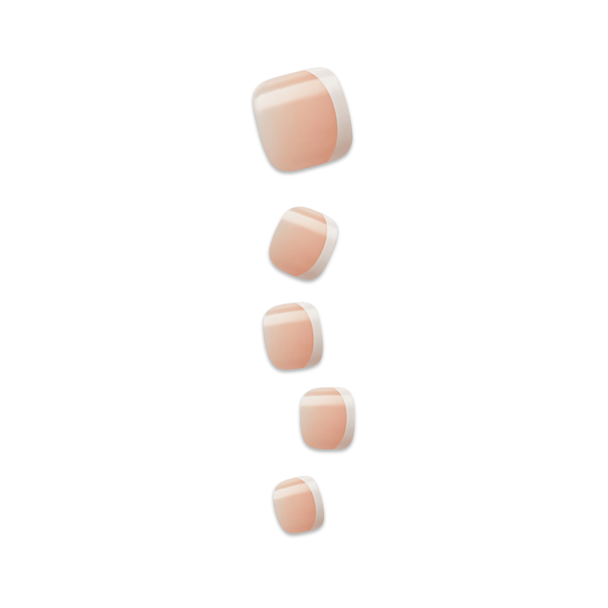 Impress Design Press On Pedicure - Blanc Chic – imPRESS