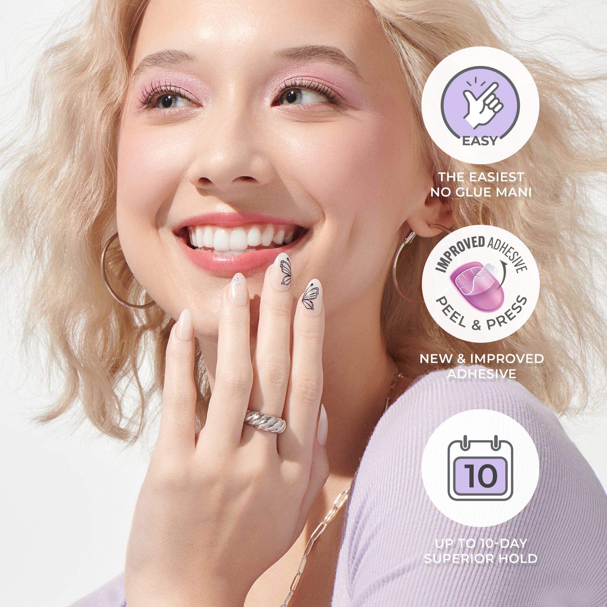 imPRESS Press On Nails - Gold Ring